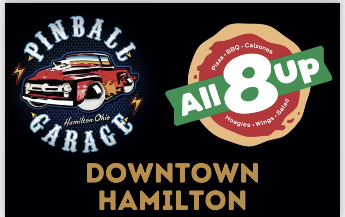 All 8 UP/ Pinball Garage - Pizza Breadsticks