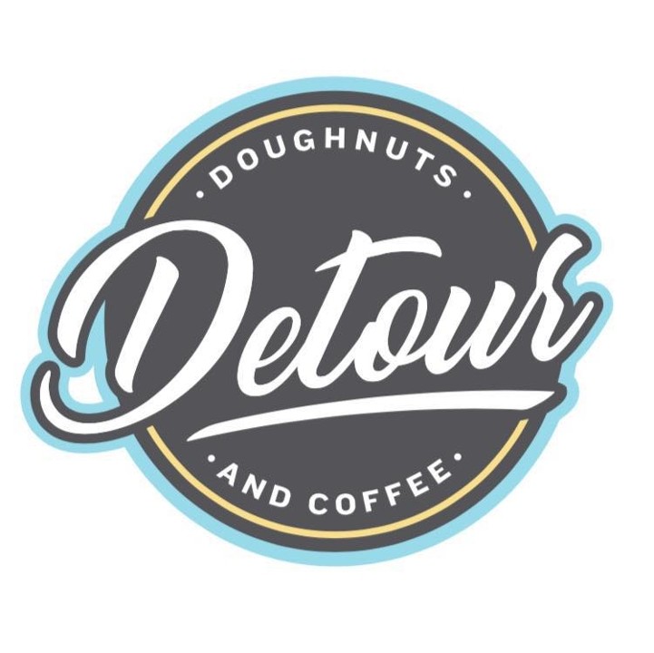 Detour Doughnuts and Coffee - everything cream cheese roll